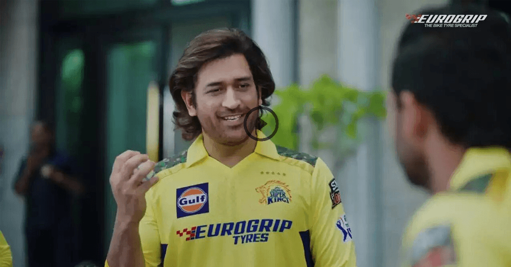 MS Dhoni in Tyre Advertisement: Grip & Control Tips | Eurogrip